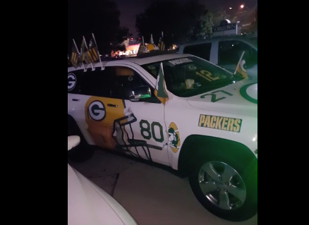 Over-the-Top Packers Car