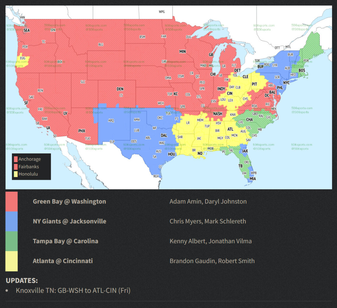 Packers vs Washington *checks notes* Commanders - Game Day: Week 7